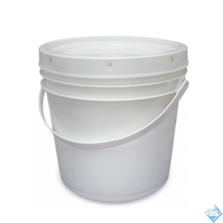 CUBETA 4L BLANCA CON TAPA - Envases y Plasticos Superior