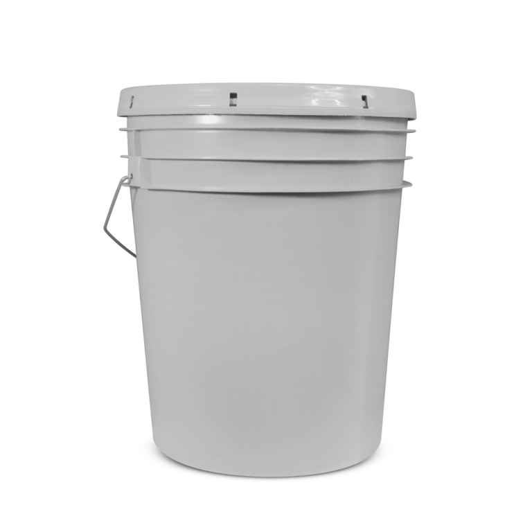 CUBETA 19 LTS GRIS C/ TAPA - Envases y Plasticos Superior